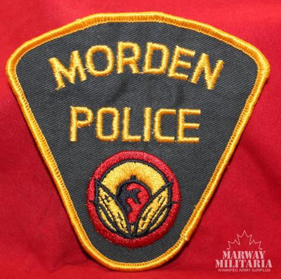 Old Morden Police Patch – Marway Militaria Inc & Winnipeg Army Surplus
