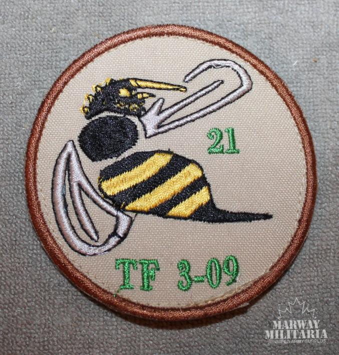 TF 3-09 Combat Patch – Marway Militaria Inc & Winnipeg Army Surplus