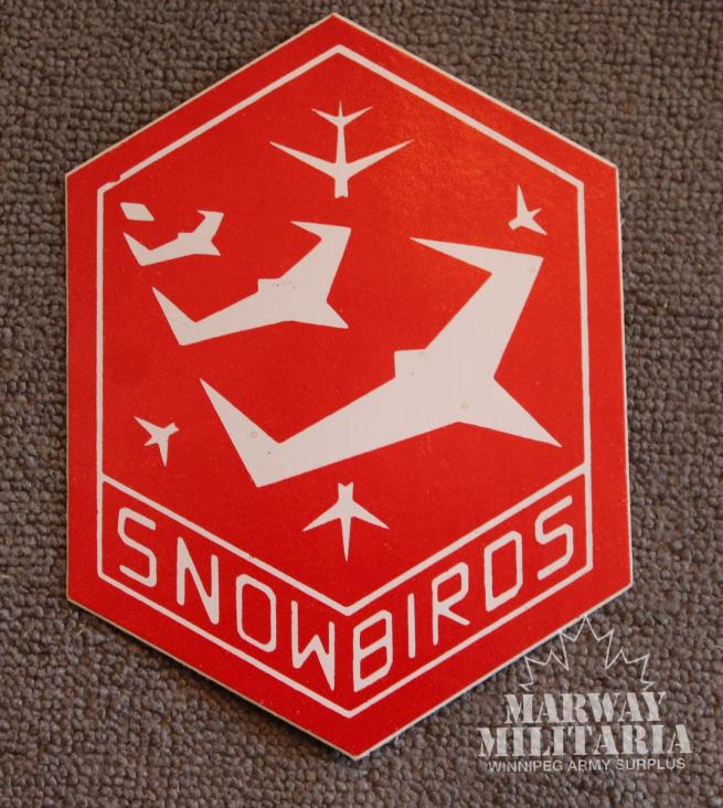 Snowbirds Sticker / Decal – Marway Militaria Inc & Winnipeg Army Surplus