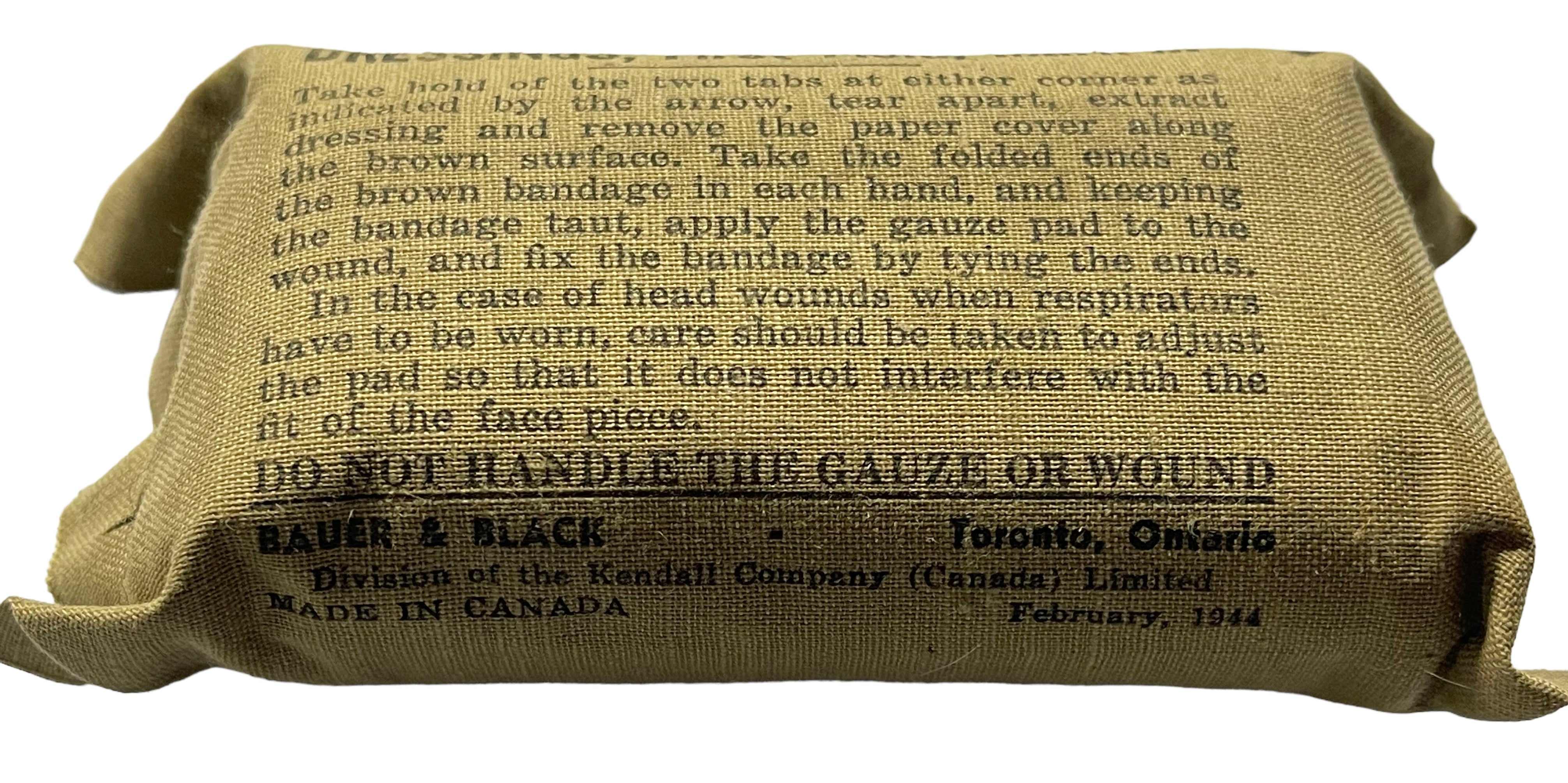 WW2 Canadian Mark III Field Dressing – Marway Militaria Inc & Winnipeg ...