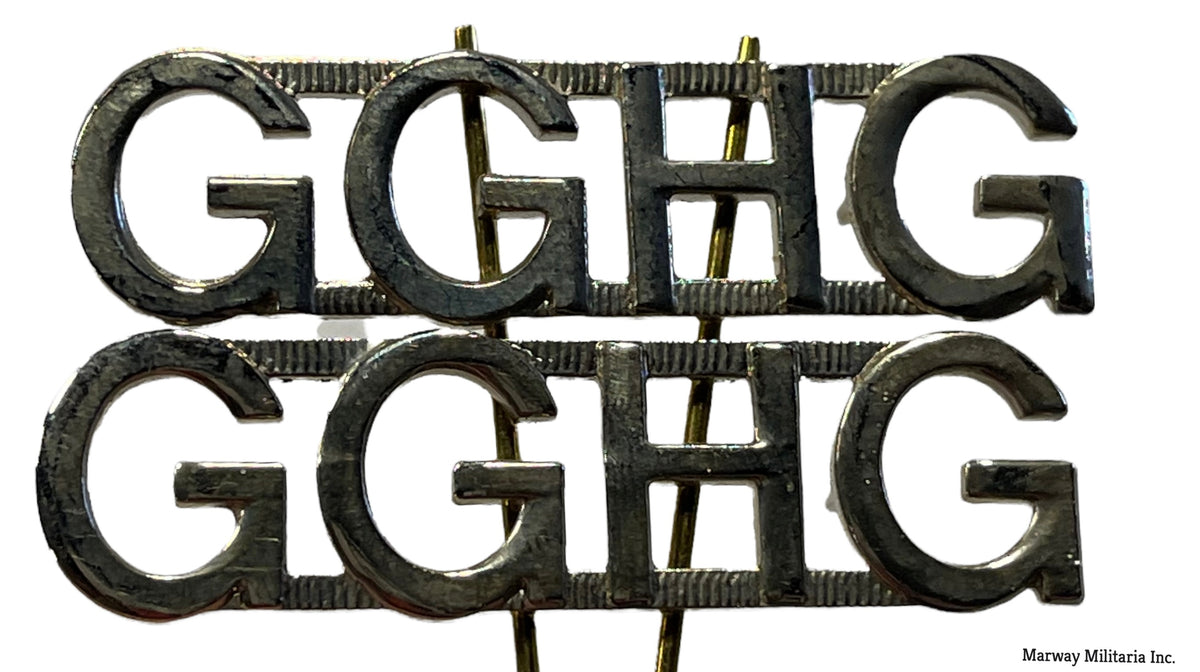 GGHG Shoulder Title Pair – Marway Militaria Inc & Winnipeg Army Surplus