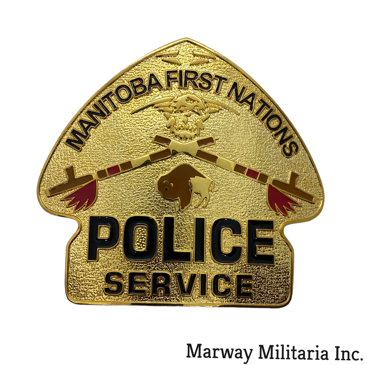 Manitoba First Nations Police Service Cap Badge – Marway Militaria Inc ...