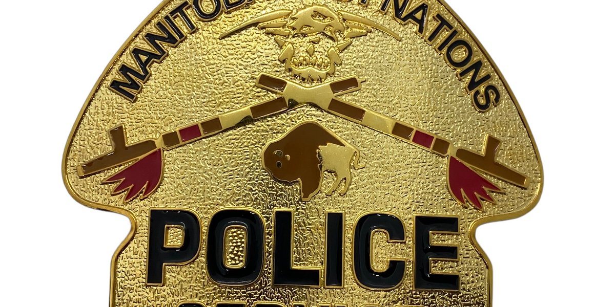 Manitoba First Nations Police Service Cap Badge Marway Militaria Inc