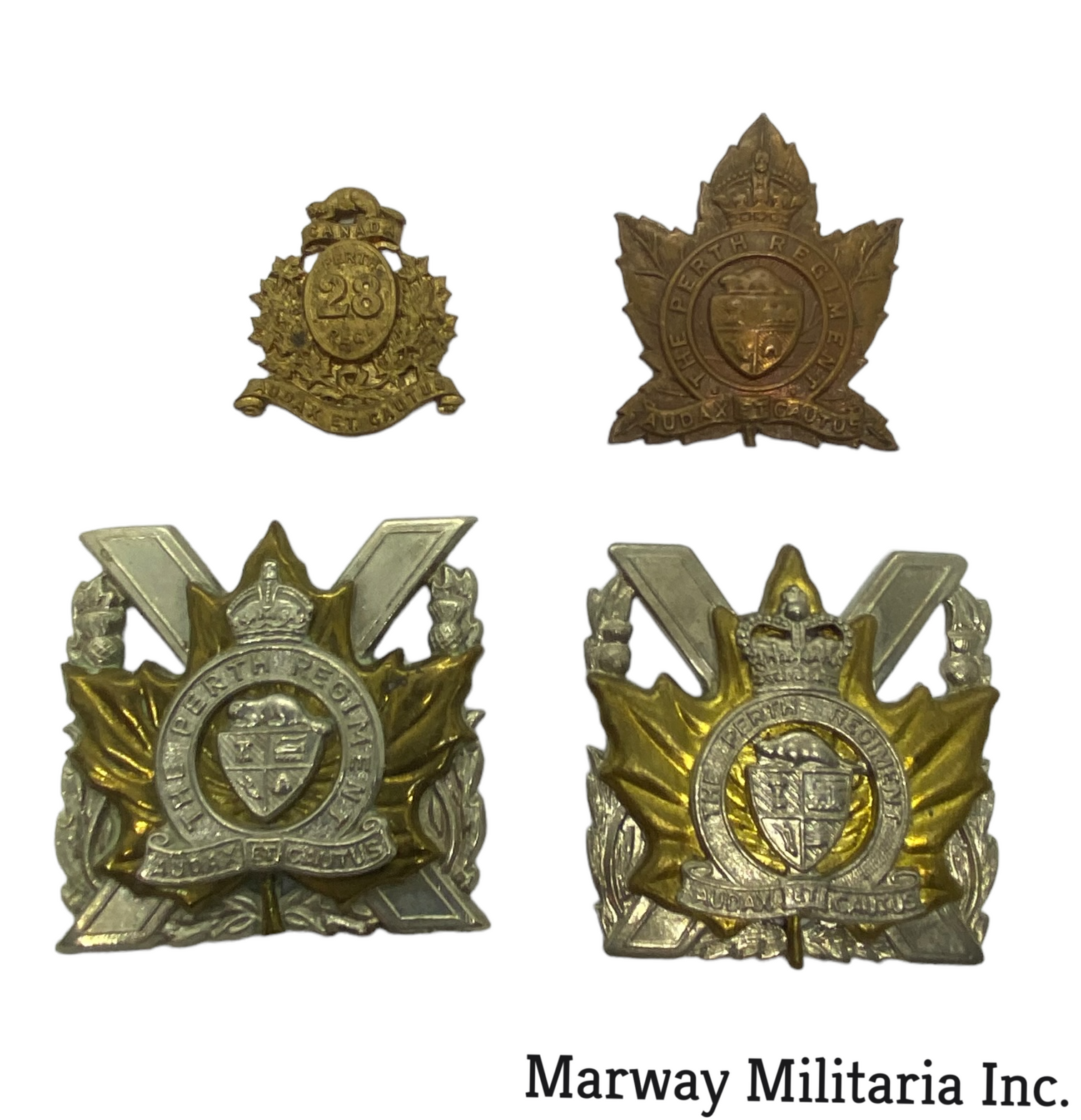 Perth Regiment Instant Badge Collection – Marway Militaria Inc ...