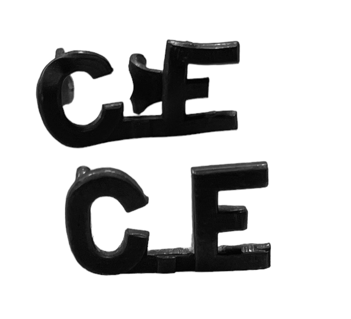 WW1 CE Canadian Engineers Shoulder Title Badge Pair – Marway Militaria ...
