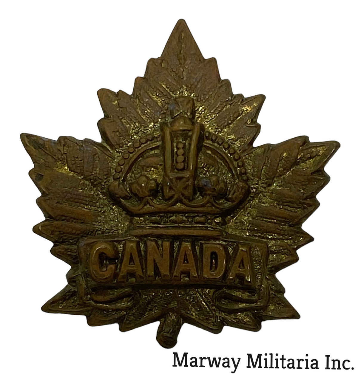 WW1 CEF General Service Collar Badge – Marway Militaria Inc & Winnipeg ...
