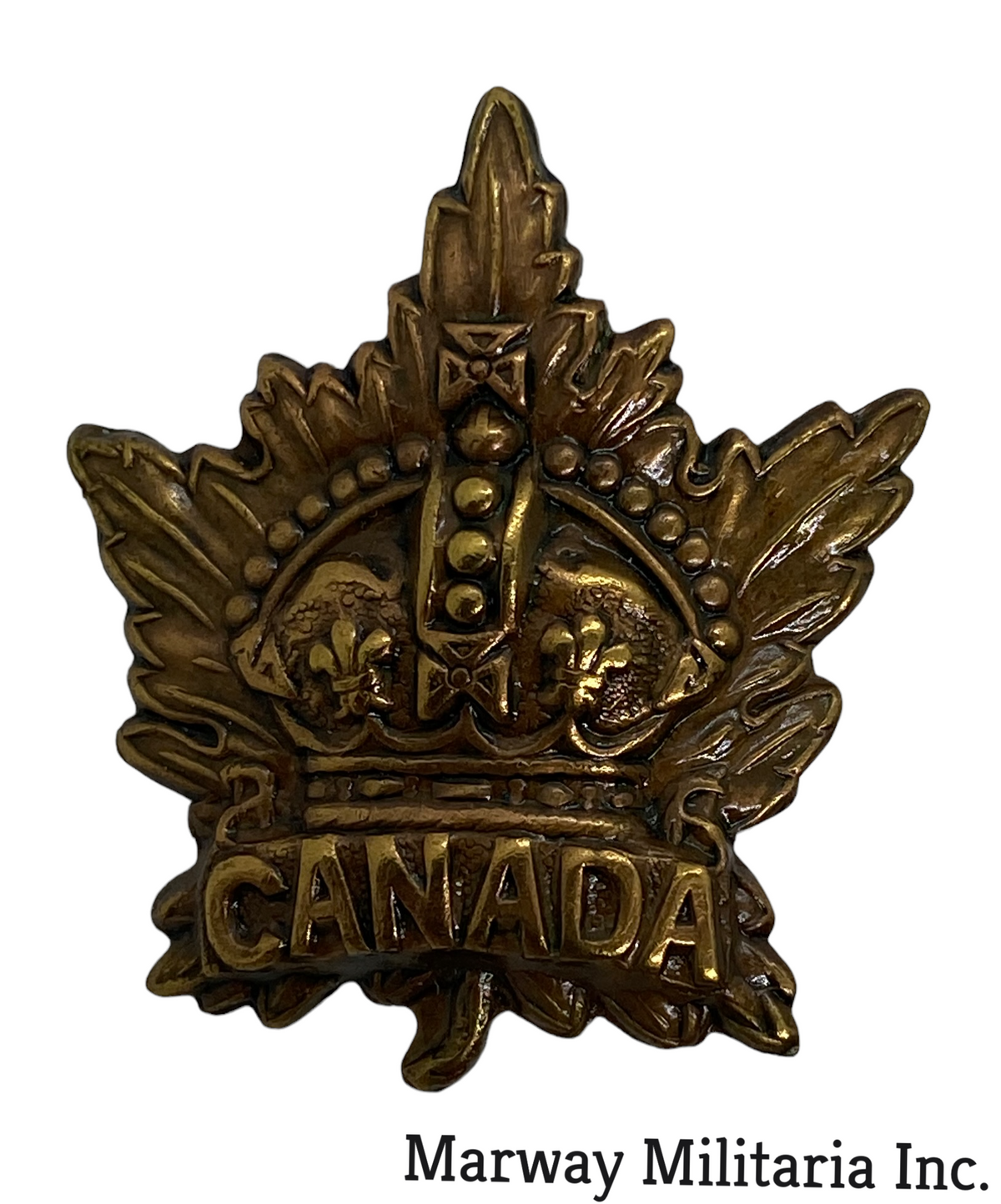 WW1 CEF General Service Collar Badge – Marway Militaria Inc & Winnipeg ...