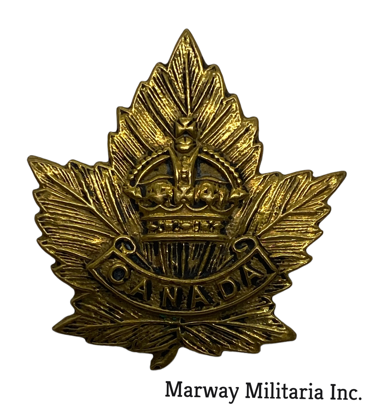 WW1 CEF General Service Collar Badge – Marway Militaria Inc & Winnipeg ...
