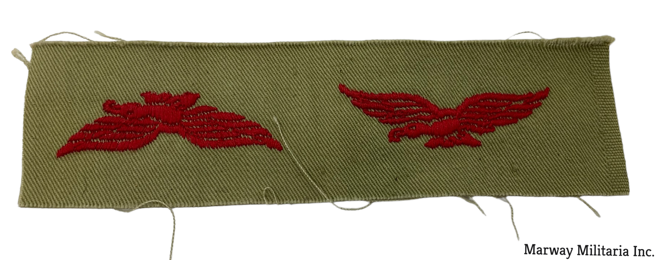 WW2 RCAF Matching Cloth Eagles Shoulder Flash Pair – Marway Militaria ...