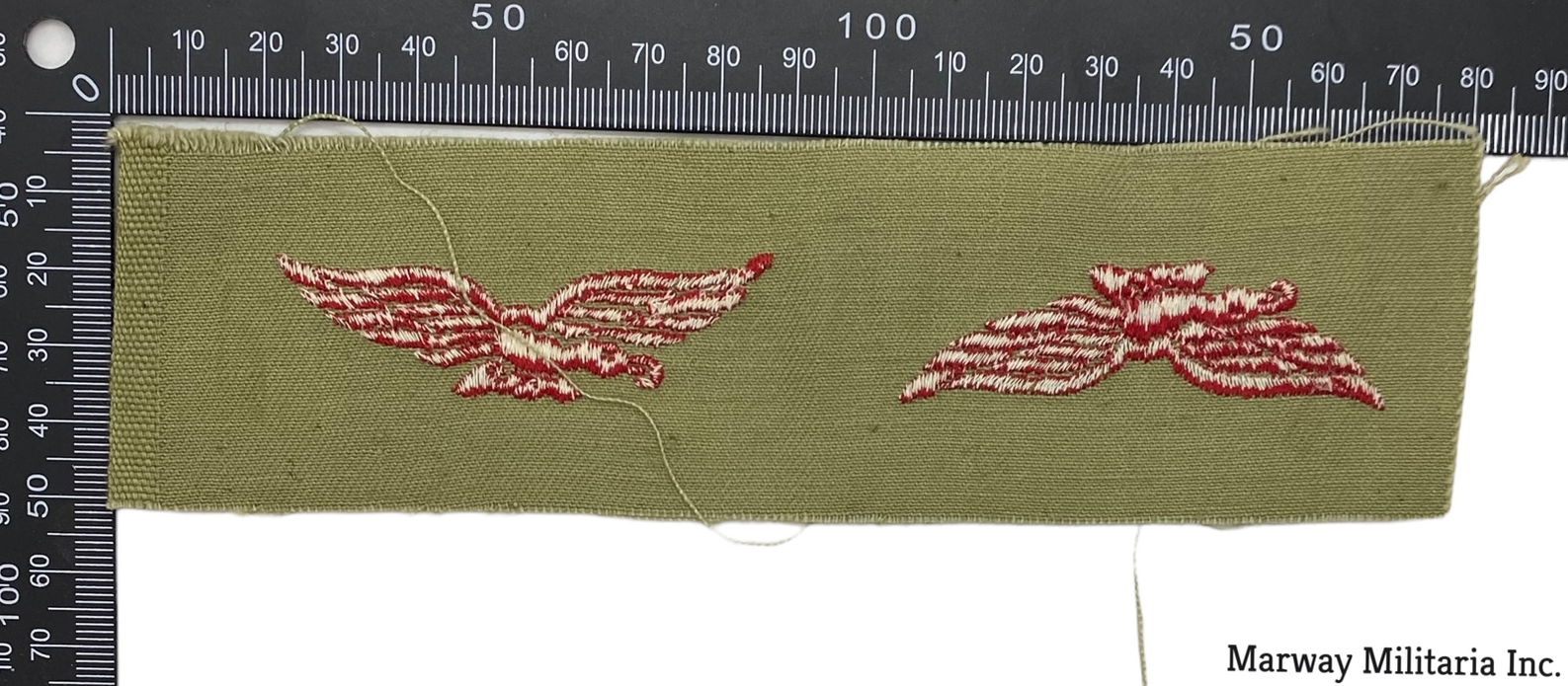 WW2 RCAF Matching Cloth Eagles Shoulder Flash Pair – Marway Militaria ...