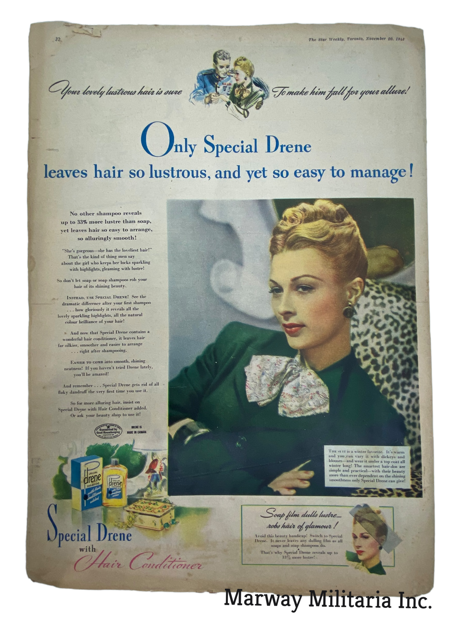 WW2 Star Weekly Magazine Military Theme November 20, 1943 – Marway ...