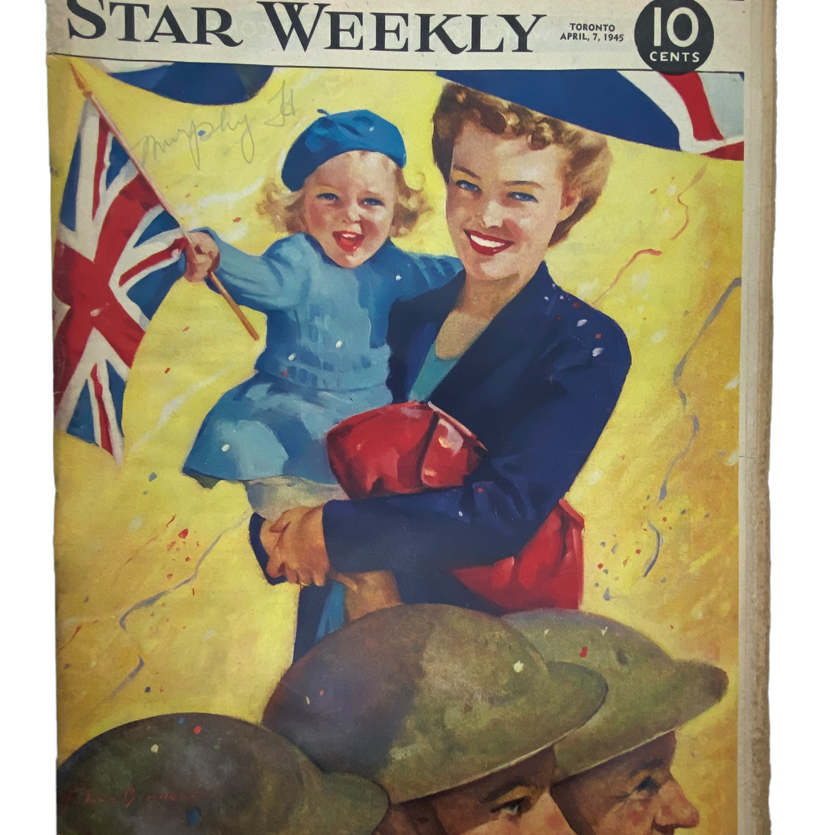 WW2 Star Weekly Magazine Military Theme April 7, 1945 – Marway ...