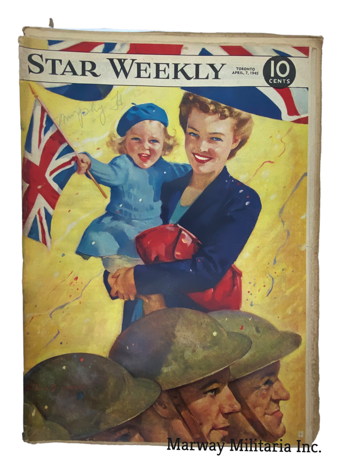 WW2 Star Weekly Magazine Military Theme April 7, 1945 – Marway ...