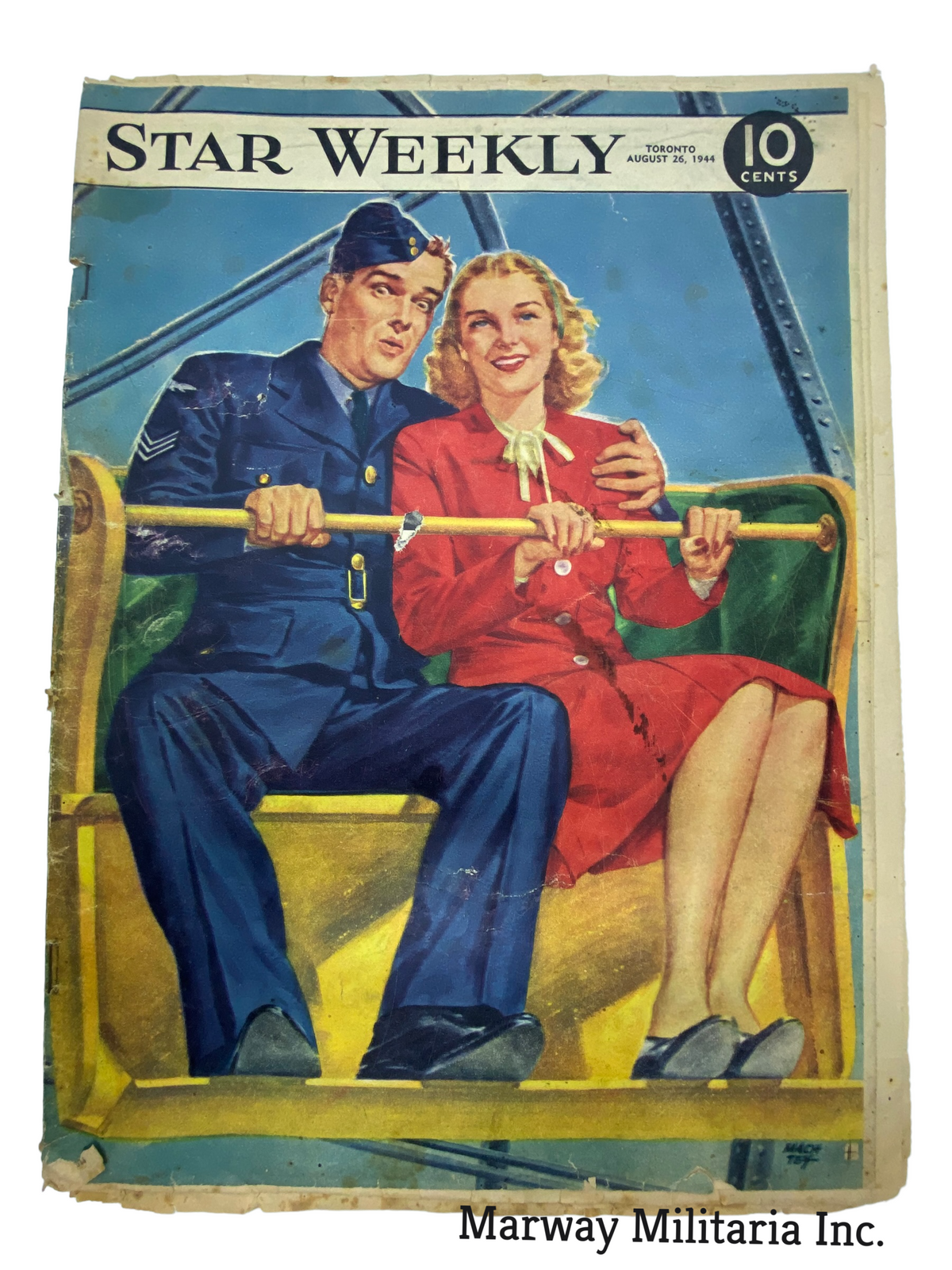 WW2 Star Weekly Magazine Military Theme August 26, 1944 – Marway ...
