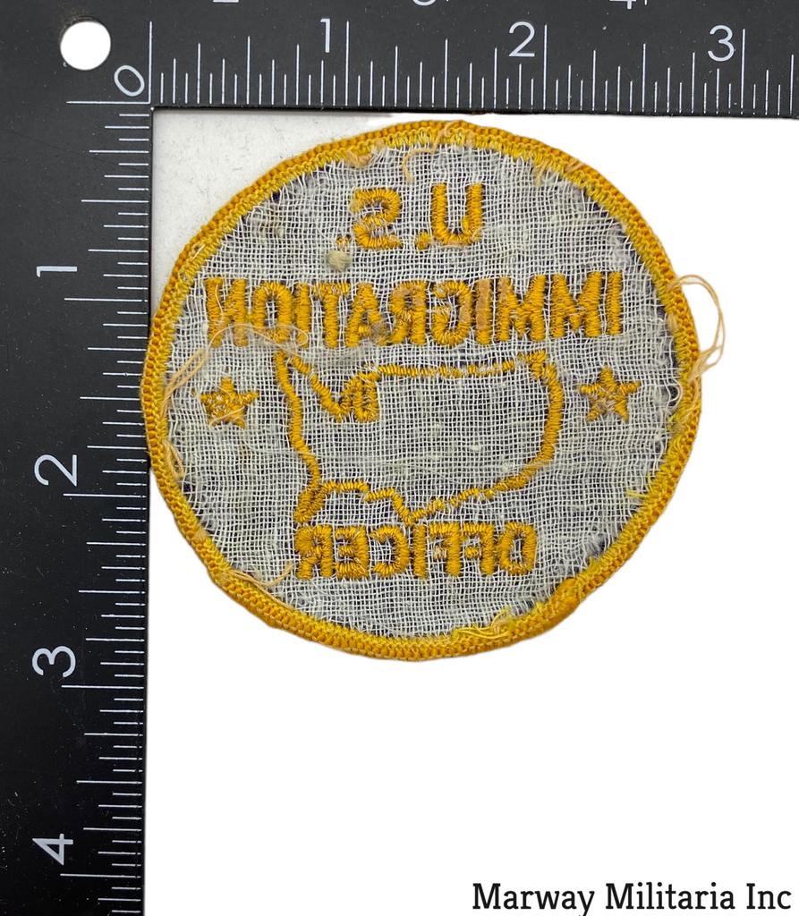 US Immigration Officer Patch – Marway Militaria Inc & Winnipeg Army Surplus