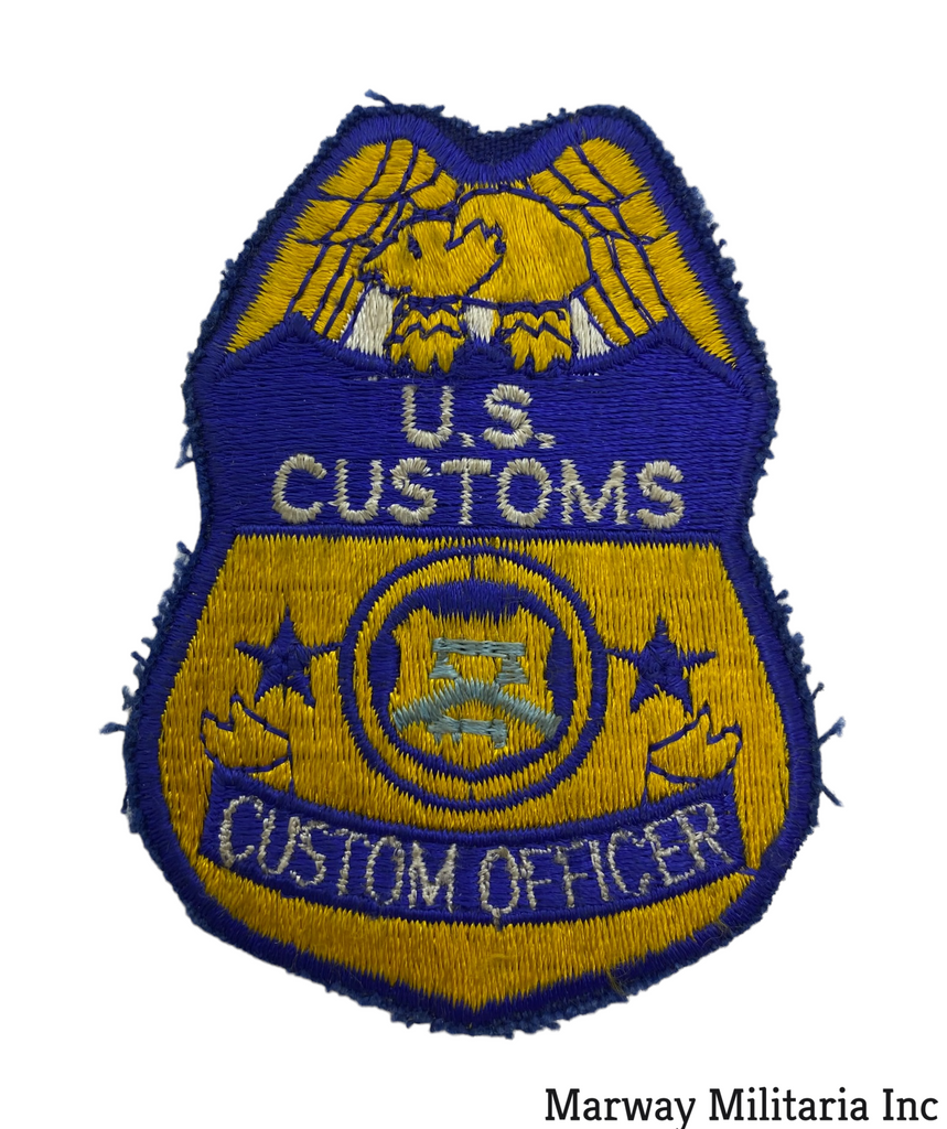 US Customs Custom Officer Patch – Marway Militaria Inc & Winnipeg Army ...