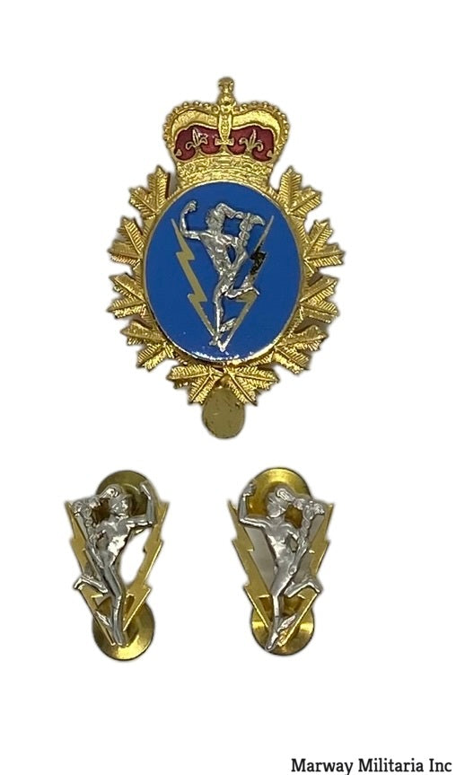 Canadian Signals Branch Cap and Collar Badge Set – Marway Militaria Inc ...