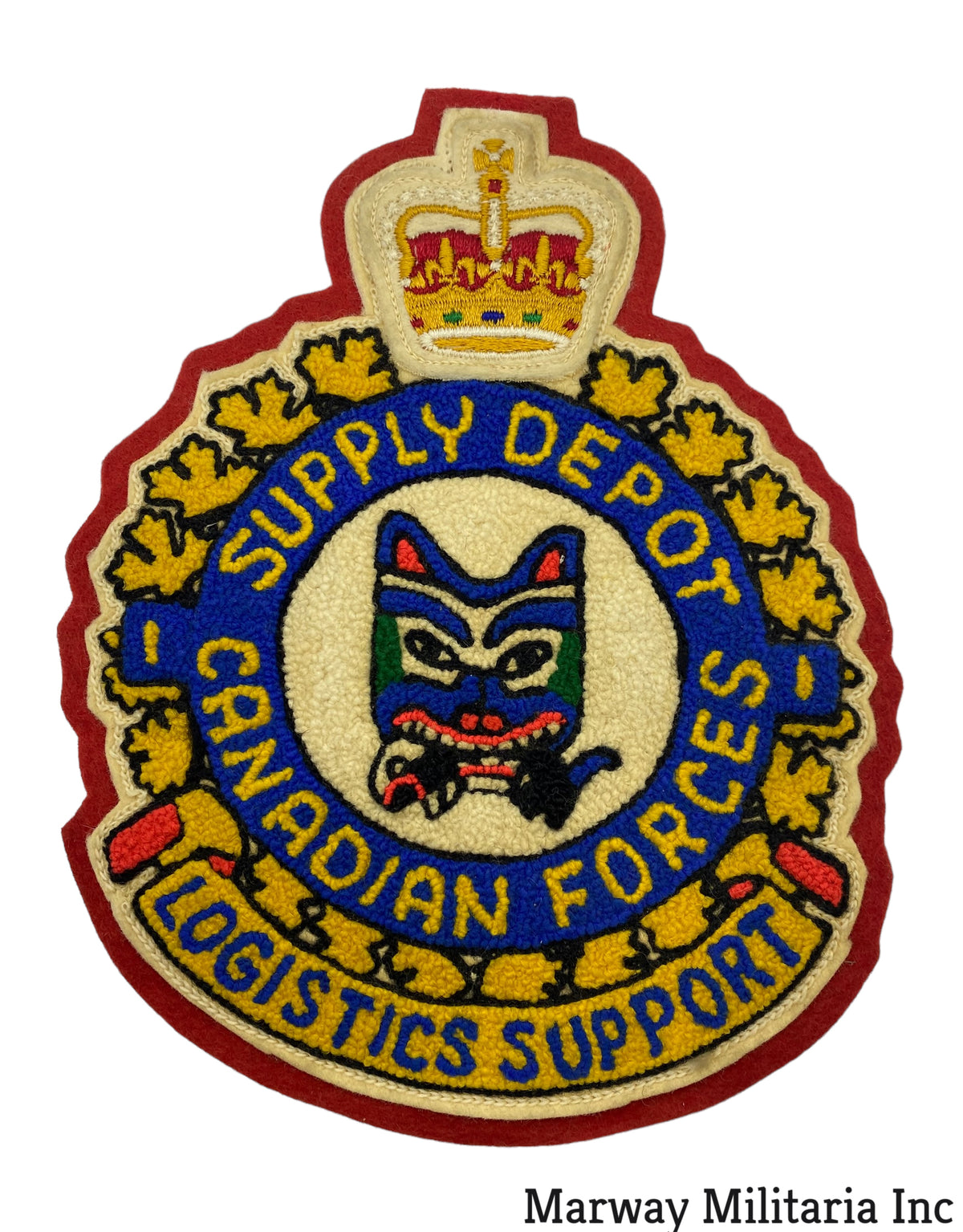 Large Canadian Forces Logistics Support 1 Supply Depot Jacket Crest Pa ...
