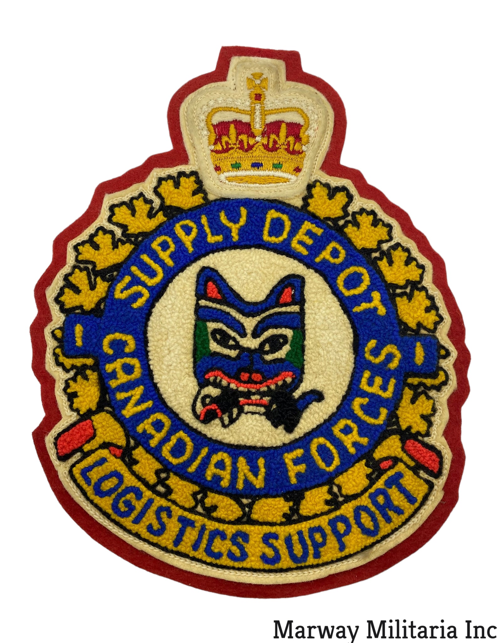Large Canadian Forces Logistics Support 1 Supply Depot Jacket Crest Pa ...