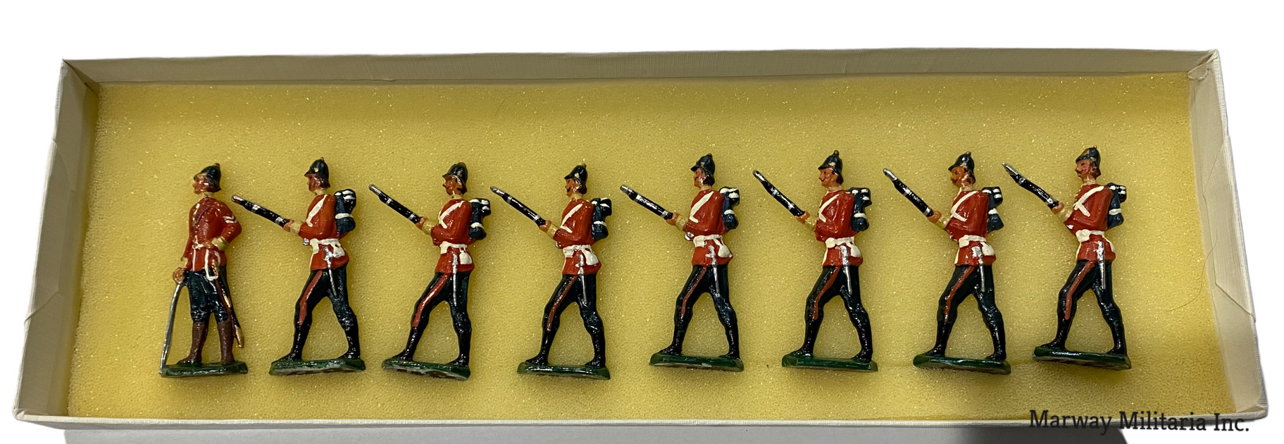 Victorian Toy Soldier Boxed Set - The "Buffs" (Circa 1870) Made In Eng ...