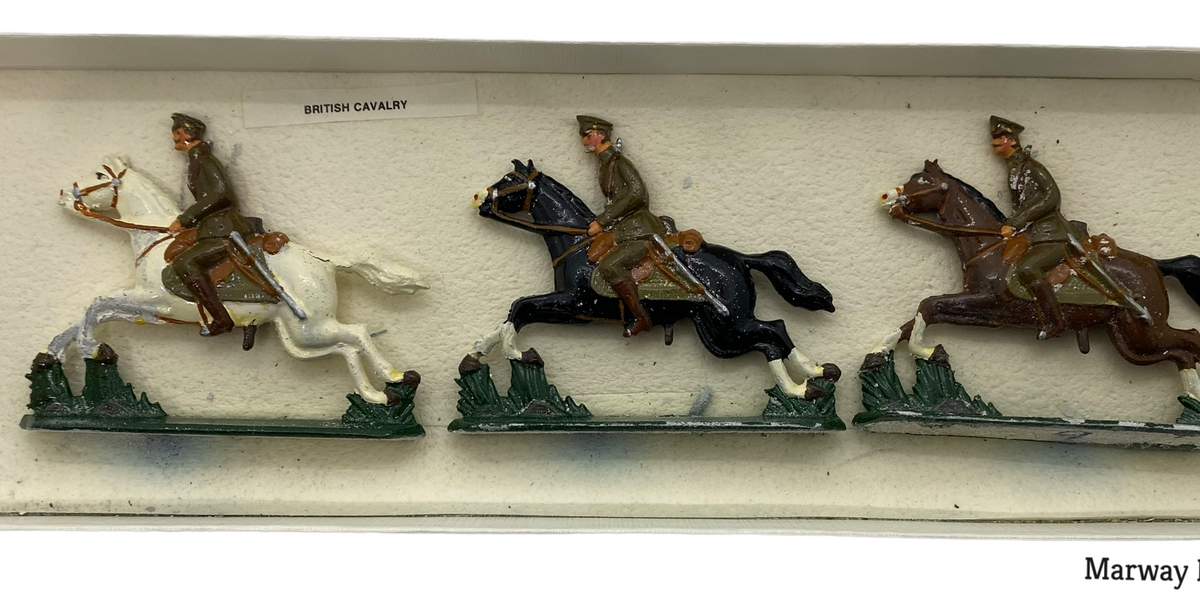 Victorian Toy Soldier Boxed Set - British Cavalry (Circa 1914) Made in ...