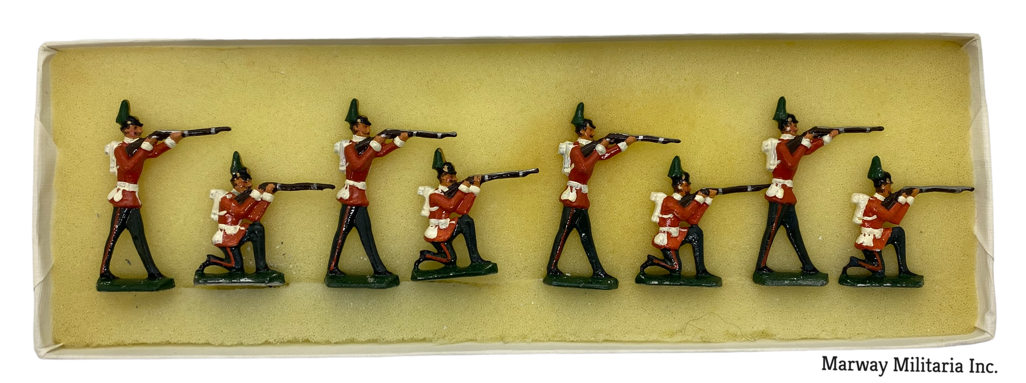 Victorian Toy Soldier Boxed Set - British Riflemen Standing & Kneeling ...