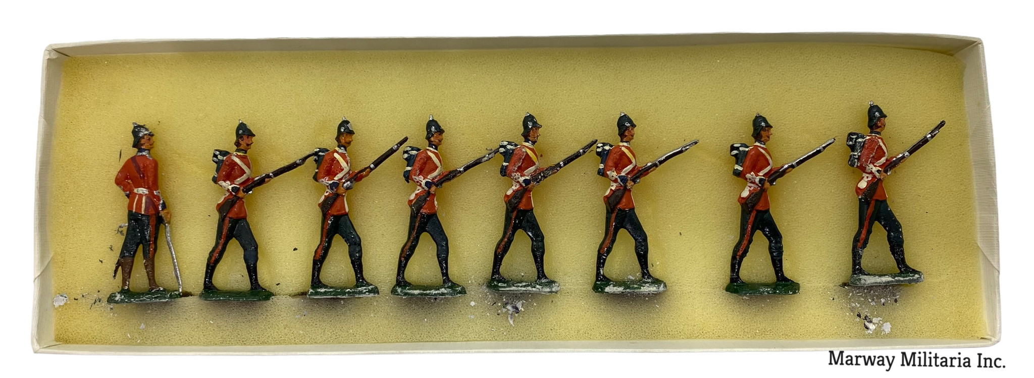 Victorian Toy Soldier Boxed Set - Sussex Regiment (circa 1870) Made in ...