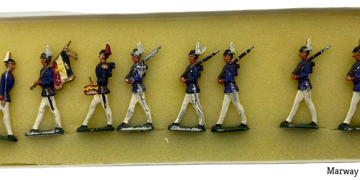 Victorian Toy Soldier Boxed Set - Prussian Guards (Circa 1870) Made in ...