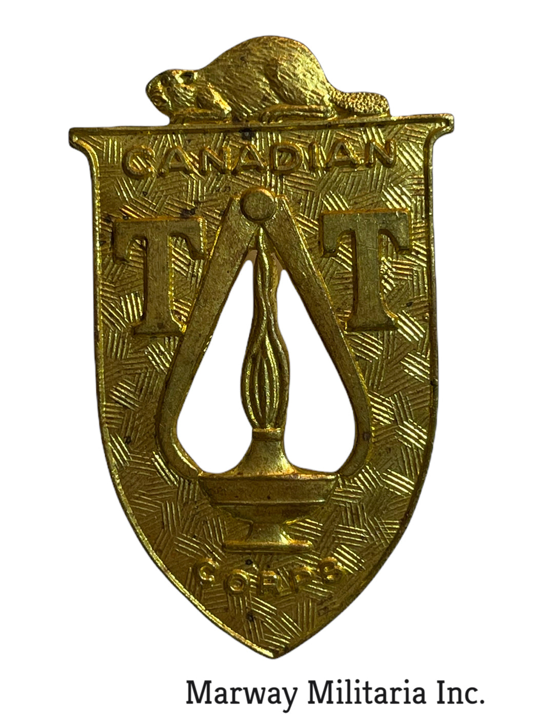 WW2 Canadian Technical Training Corps Cap Badge – Marway Militaria Inc ...