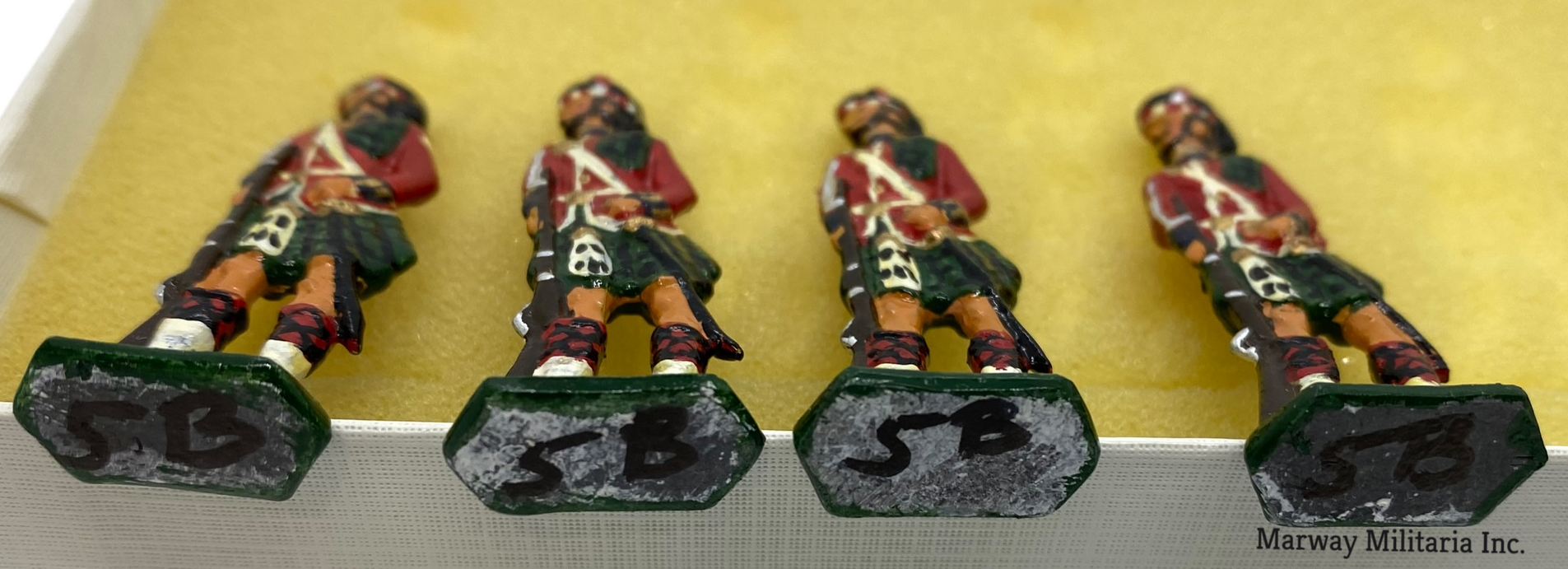 Victorian Toy Soldier Boxed Set - The Black Watch (Circa 1870) Made In ...