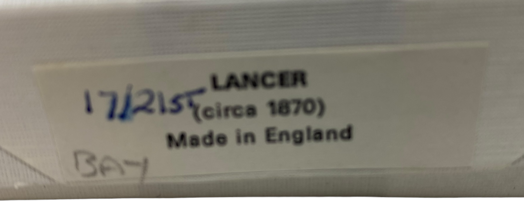 Victorian Toy Soldier Boxed - Lancer (Circa 1870) Made In England ...