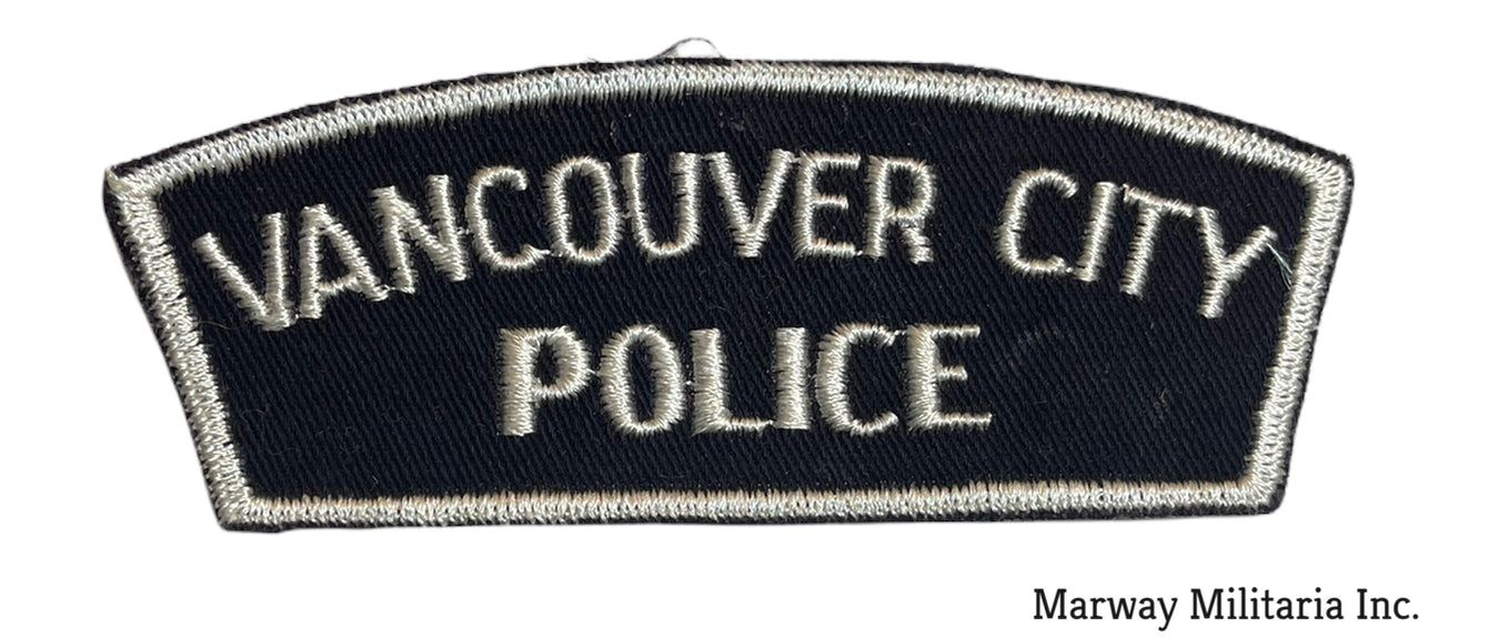 Vancouver BC Police Patch – Marway Militaria Inc & Winnipeg Army Surplus