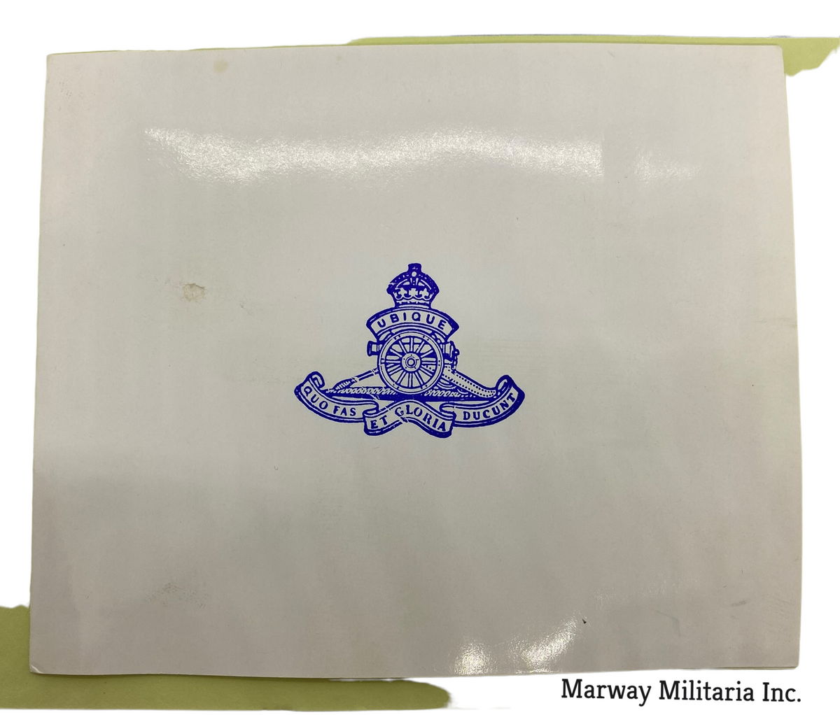 116 Ind. Fd. Bty. R.C.A. (M) Christmas Card – Marway Militaria Inc ...