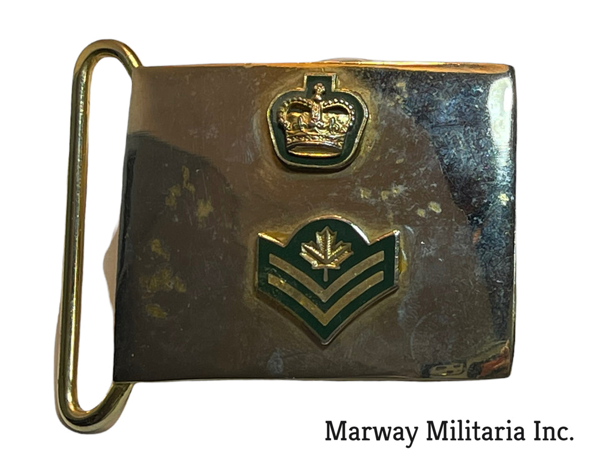 Canadian Master Corporal Custom Made Belt Buckle – Marway Militaria Inc ...