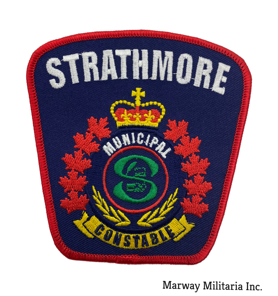 Obsolete Strathmore Municipal Constable Shoulder Patch – Marway Militaria Inc & Winnipeg Army ...