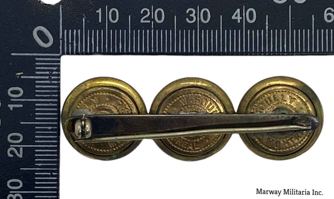 Vintage RCMP Pre 53 Sweetheart Button/ Brooch Pin – Marway Militaria ...