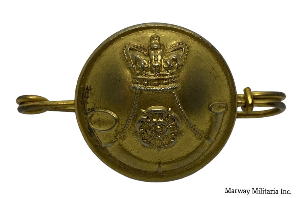 Vintage British 3rd West York Light Infantry Sweetheart Button/ Brooch ...