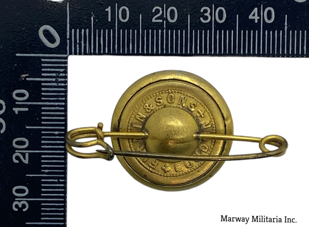 Vintage British 3rd West York Light Infantry Sweetheart Button/ Brooch ...