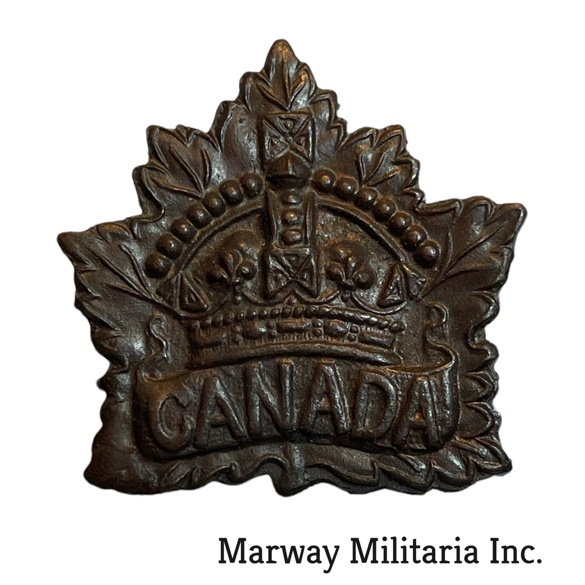 WW1 CEF General Service Cap Badge – Marway Militaria Inc & Winnipeg ...