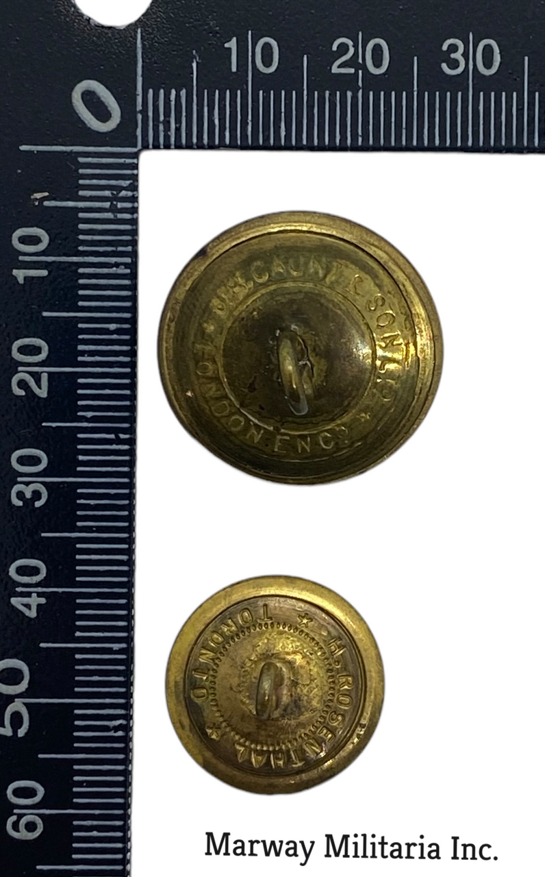 10th Royal Grenadiers Uniform Button Lot – Marway Militaria Inc ...