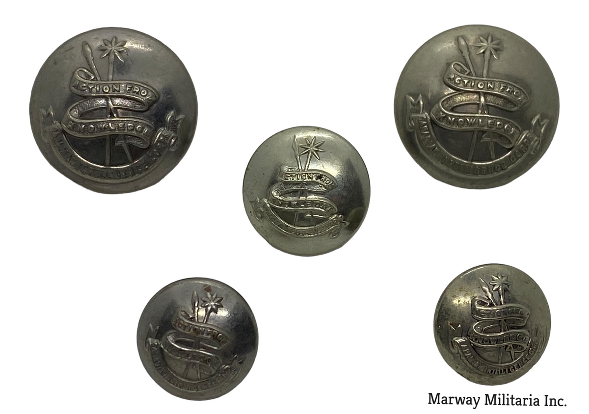 Canadian Intelligence Corps Uniform Button Lot – Marway Militaria Inc ...