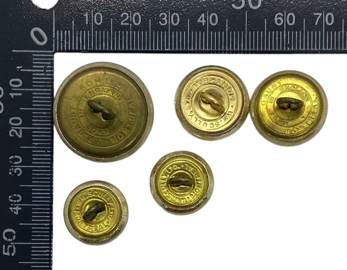 Canadian Postal Corps Uniform Button Lot – Marway Militaria Inc ...