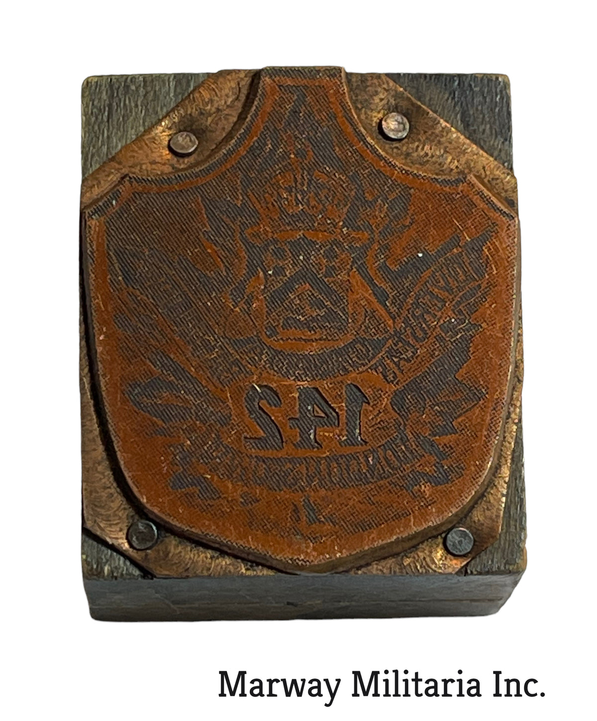 WW1 CEF 142nd London's Own Metal Stamp – Marway Militaria Inc ...