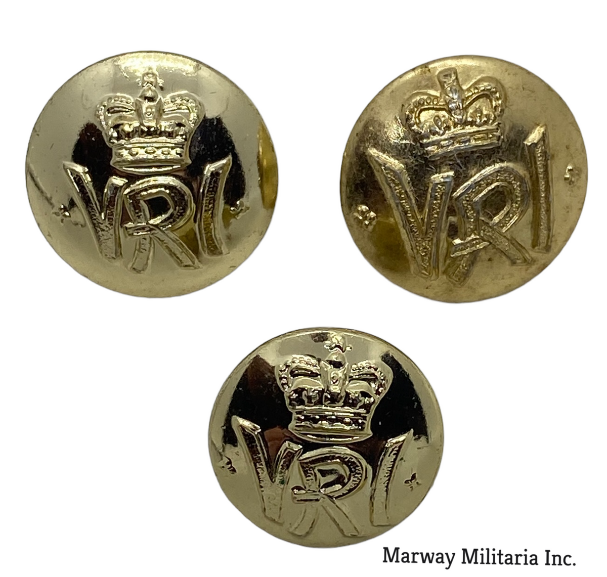RCR Uniform Button Lot – Marway Militaria Inc & Winnipeg Army Surplus
