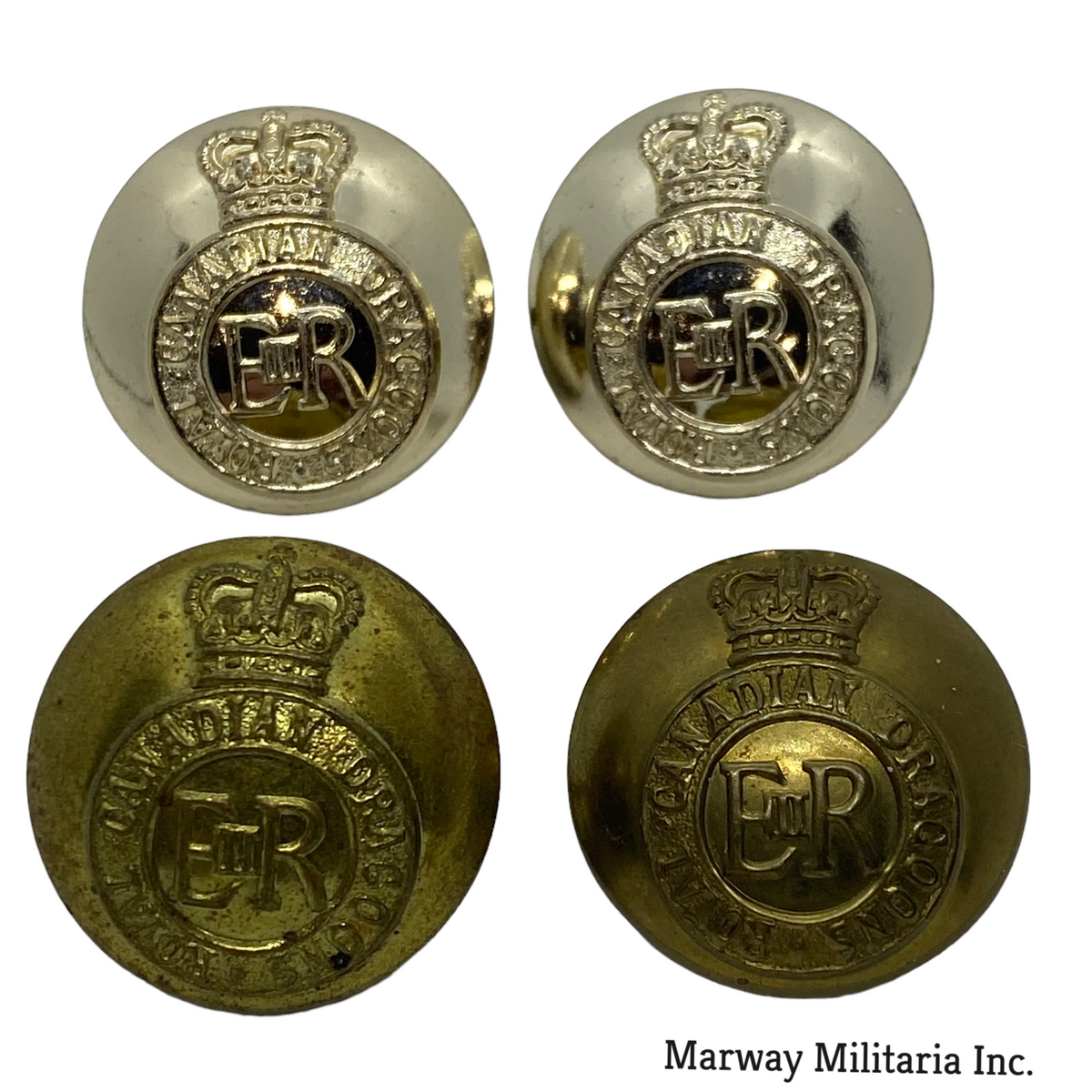 Royal Canadian Dragoons Uniform Button Lot – Marway Militaria Inc ...
