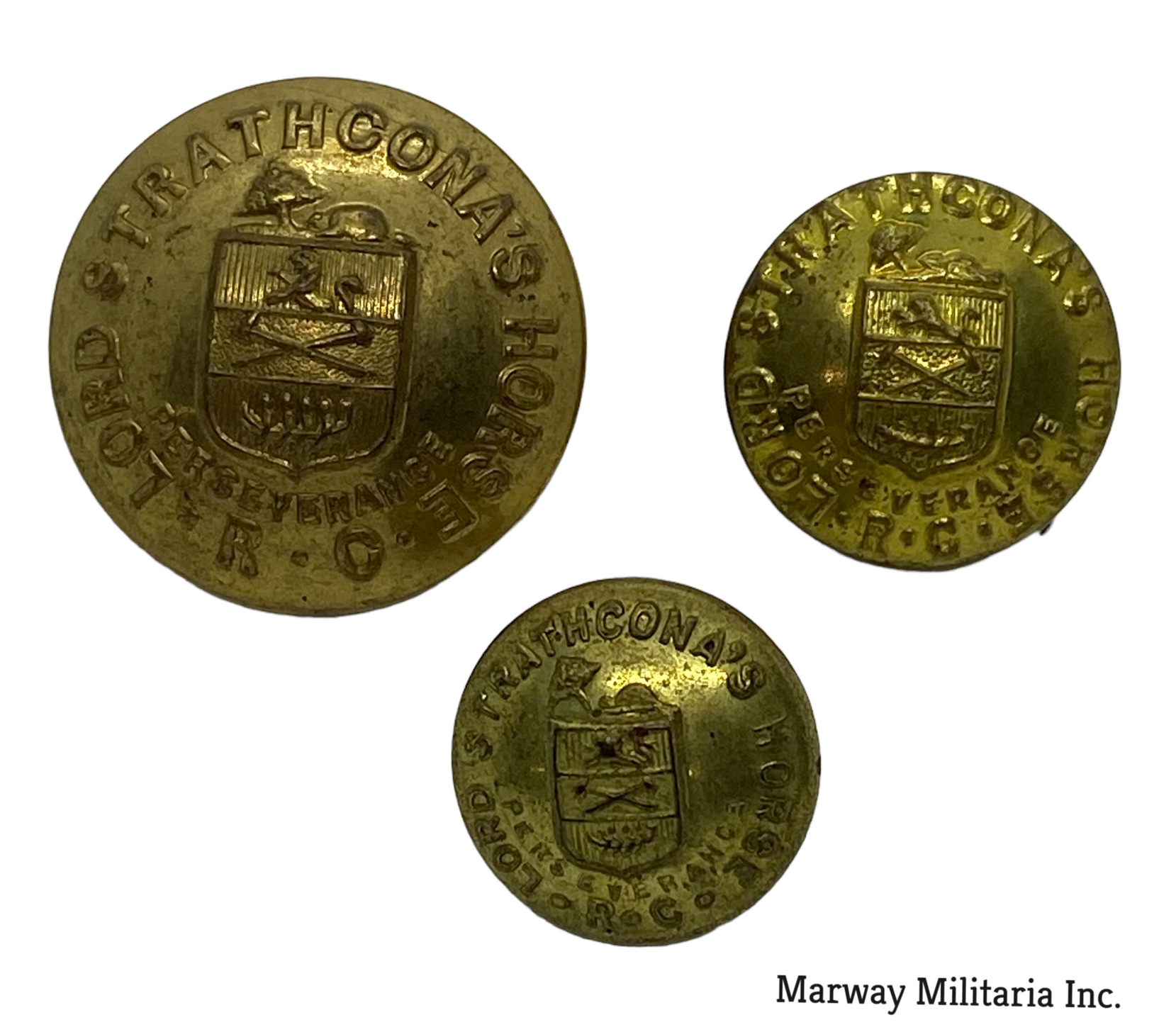 Lord Strathcona's Horse Uniform Button Lot – Marway Militaria Inc ...