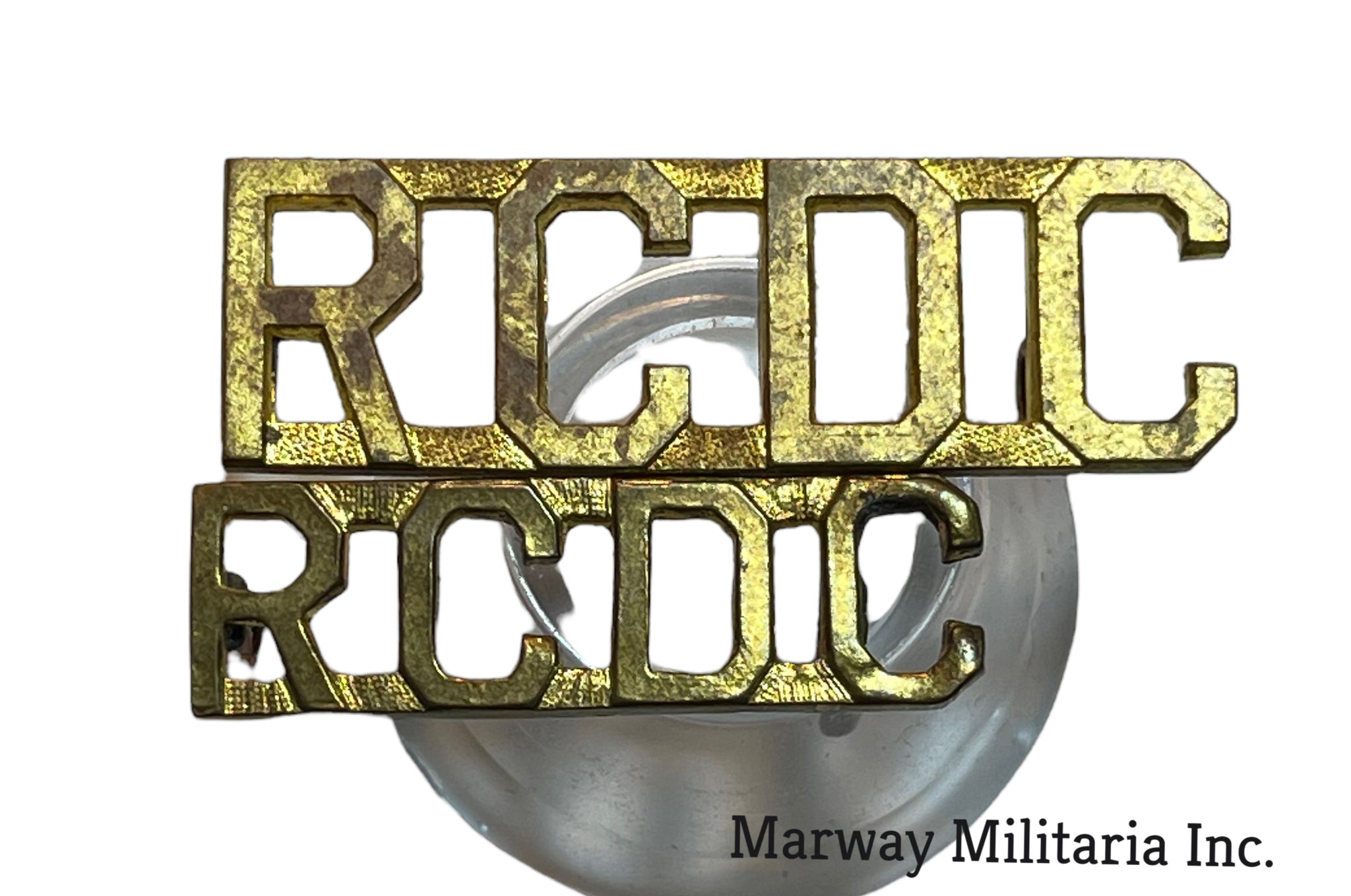 Lot of 2, RCDC Shoulder Title Badges – Marway Militaria Inc & Winnipeg ...
