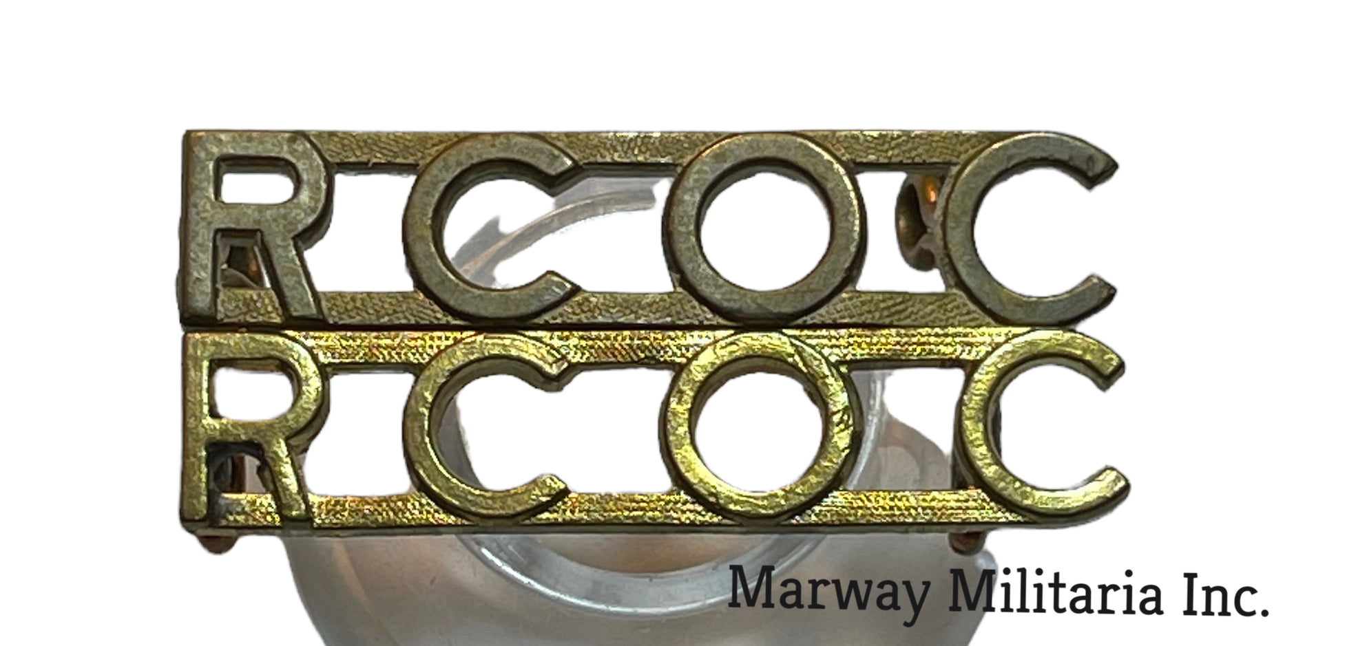 Lot of 2, RCOC Shoulder Title Badge Pair – Marway Militaria Inc ...