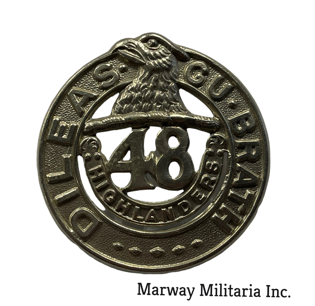 48th Highlanders of Canada Cap Badge – Marway Militaria Inc & Winnipeg ...