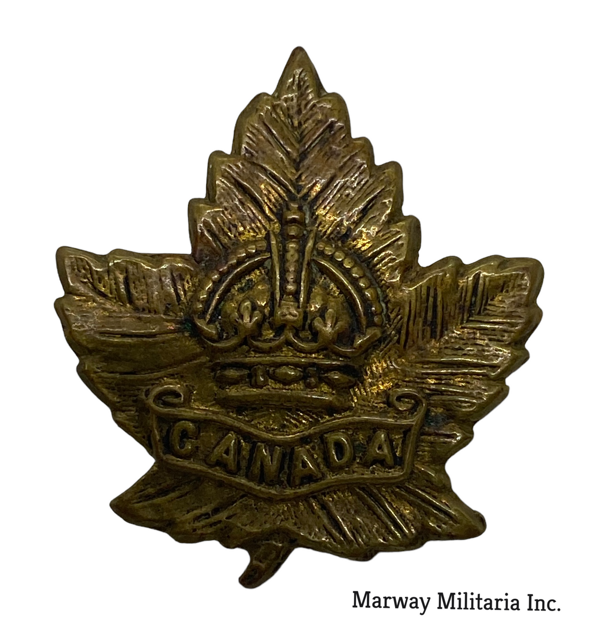 WW1 CEF General Service Collar Badge – Marway Militaria Inc & Winnipeg ...